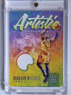 2019 Panini Court Kings Donovan Mitchell #PATCH /99 Game Worn Jersey ...