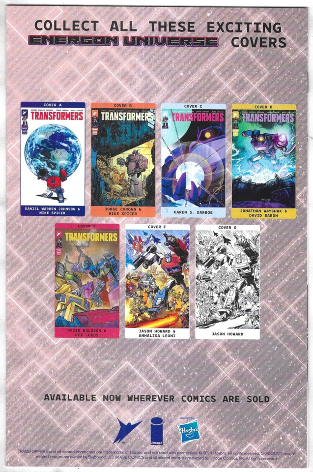 Transformers Comic 9 First Print Cover C Variant Karen S Darboe 2024 ...