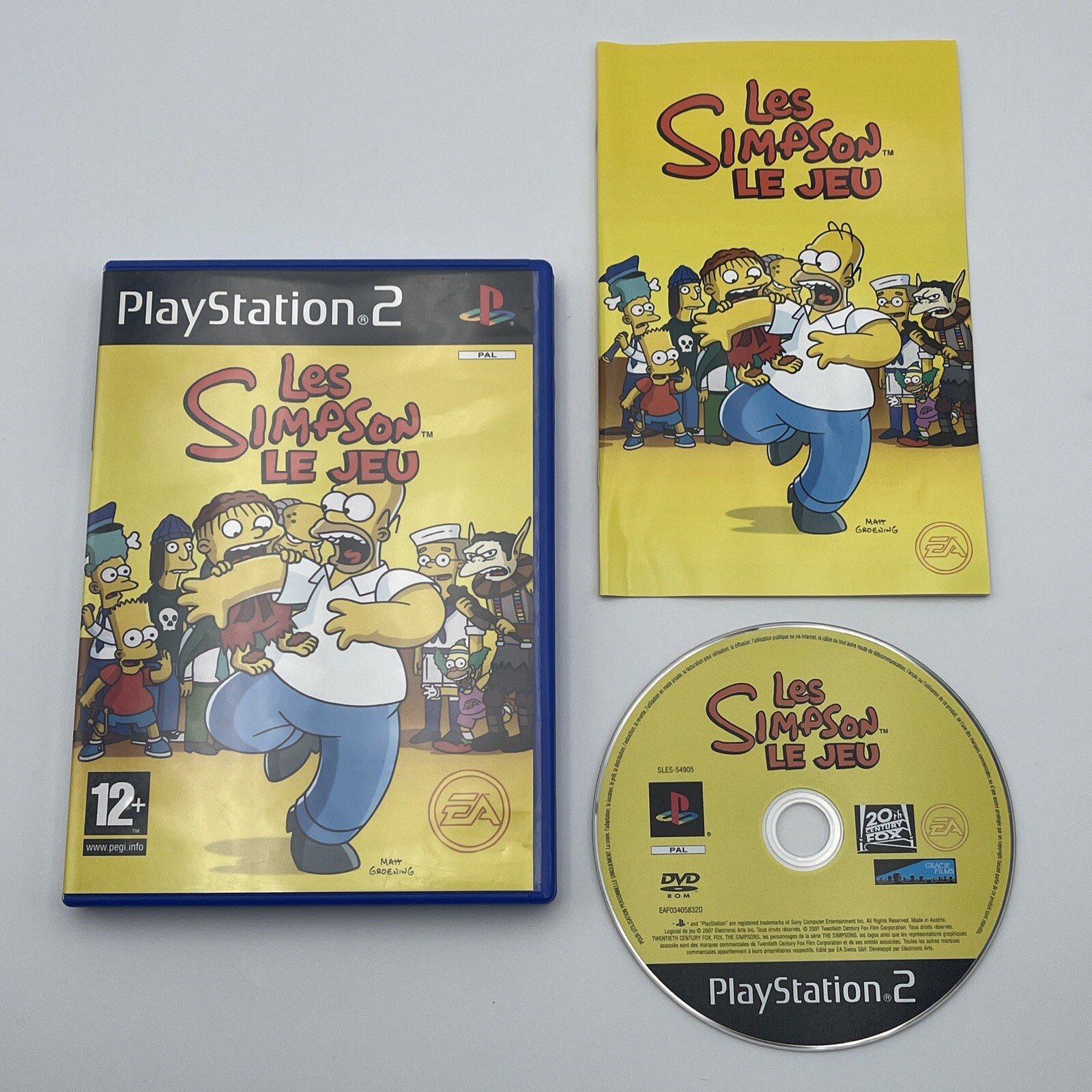 Les Simpson : Le Jeu PlayStation 2 PAL - Prix - Photo - Présentation