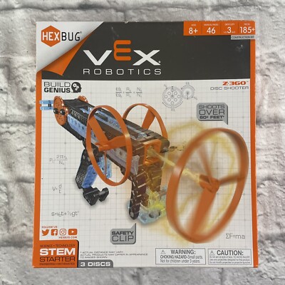 Hexbug VEX Robotics Z-360 Disc Shooter 185+ Pieces Stem Starter ...