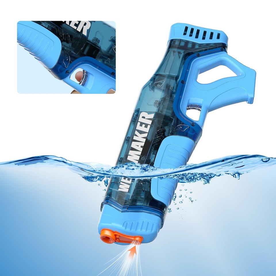 Fast Auto Suction Electric Water Gun,High Powered Squirt Guns Up to 28 ...