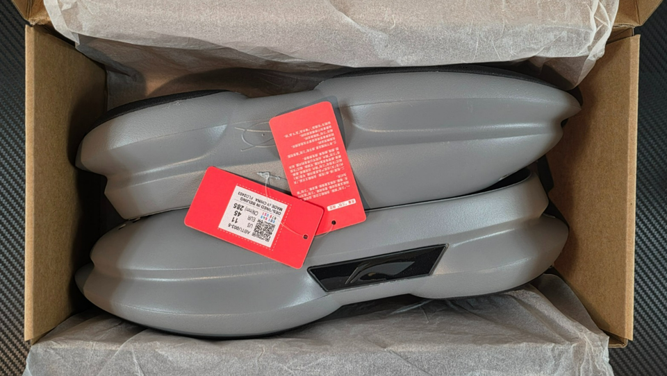 Size 11 Li-Ning Way Of Wade Boom Slide Rubble Gray ABTU003-5 *Run Big ...