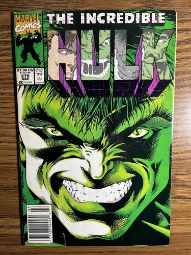 THE INCREDIBLE HULK 379 NEWSSTAND 1ST APP ACHILLIES, ATLAS, & ATALANTA ...