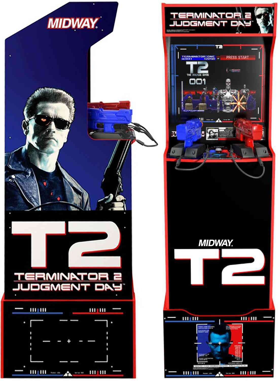 Arcade 1 up Terminator 2 midway Decals | eBay Australia