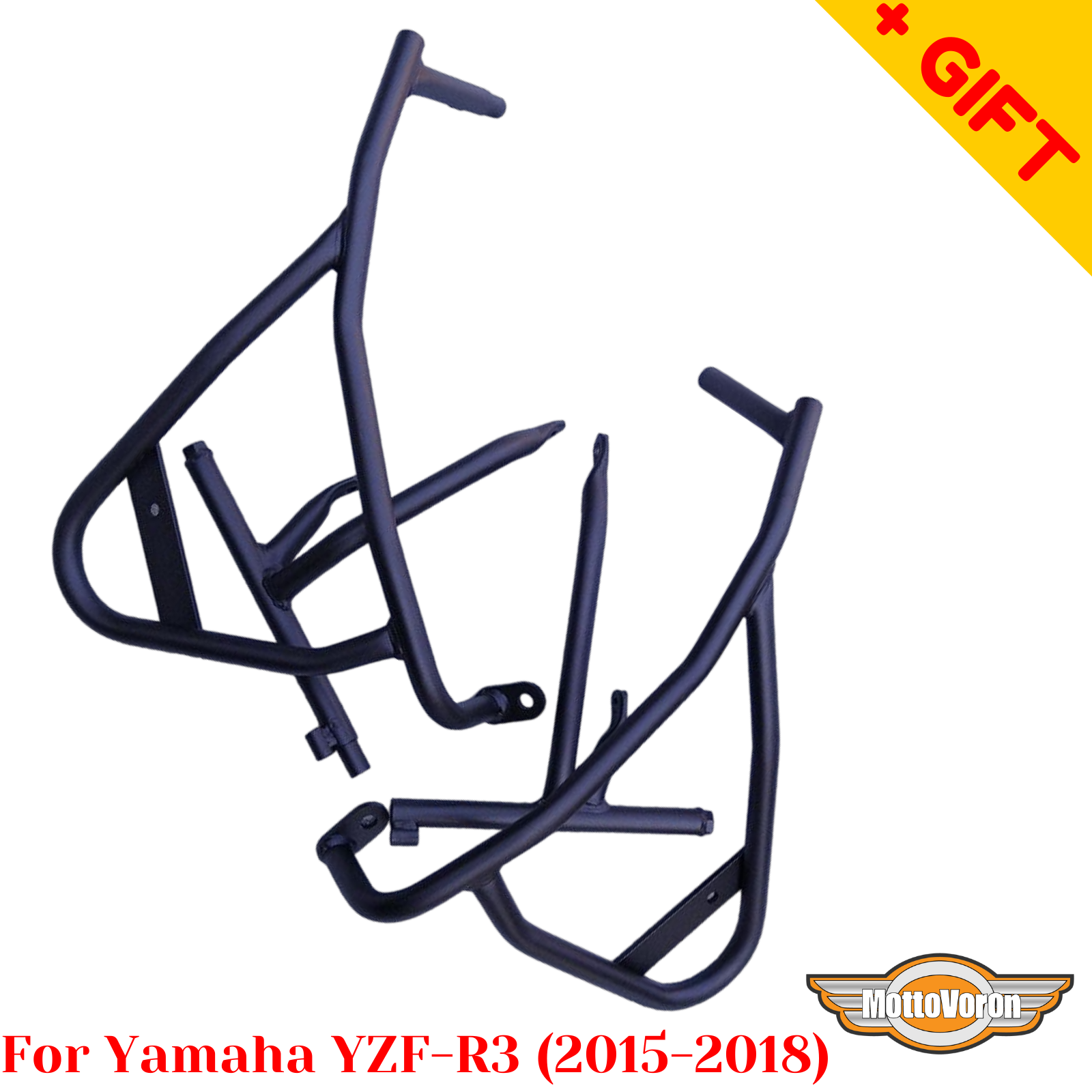 For Yamaha YZF R3 Crash bars Yamaha R3 Engine guard YZF-R3 (2015-2018 ...