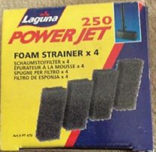 Laguna Powerjet 100/250 FILTER Foams x4 in Box / Foam Strainer. Ponds ...