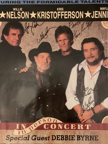 The Highwaymen signed concert poster RARE!!! Attention Collectors ...