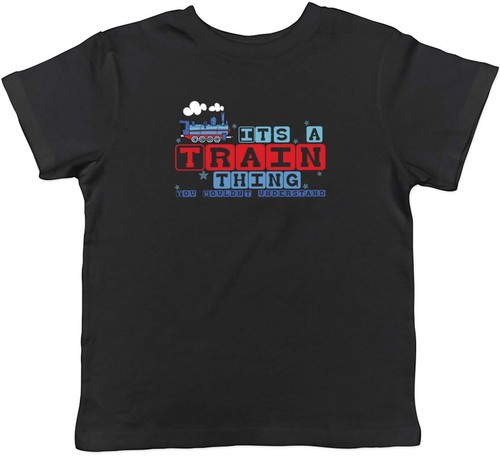 Train Thing Kids T-Shirt Locomotive Railway Station Childrens Boys ...