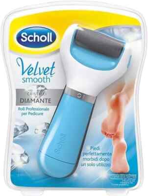 Scholl Velvet Smooth Diamond Crystals Express Pedi Foot File Hard Skin ...