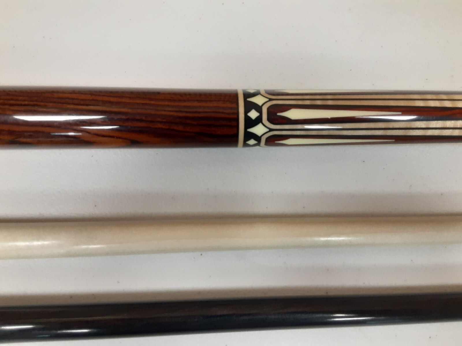 Pechauer custom cue stick with 2 shafts and joint and tip protectors | eBay