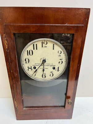 Antique Cincinnati Time Recorder Company - Movement by Seth Thomas ...