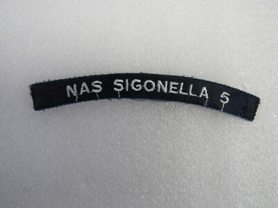 US Navy NAS SIGONELLA 5 Naval Air Station Sigonella Tab Rocker Patch ...