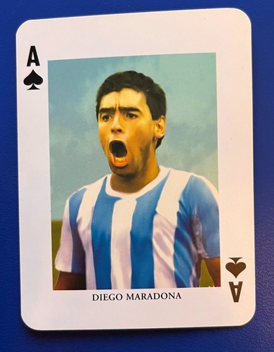 FOOTBALL STAR MARADONA NAPOLI ARGENTINE RARE ROOKIE CARD NEUVE MINT ...
