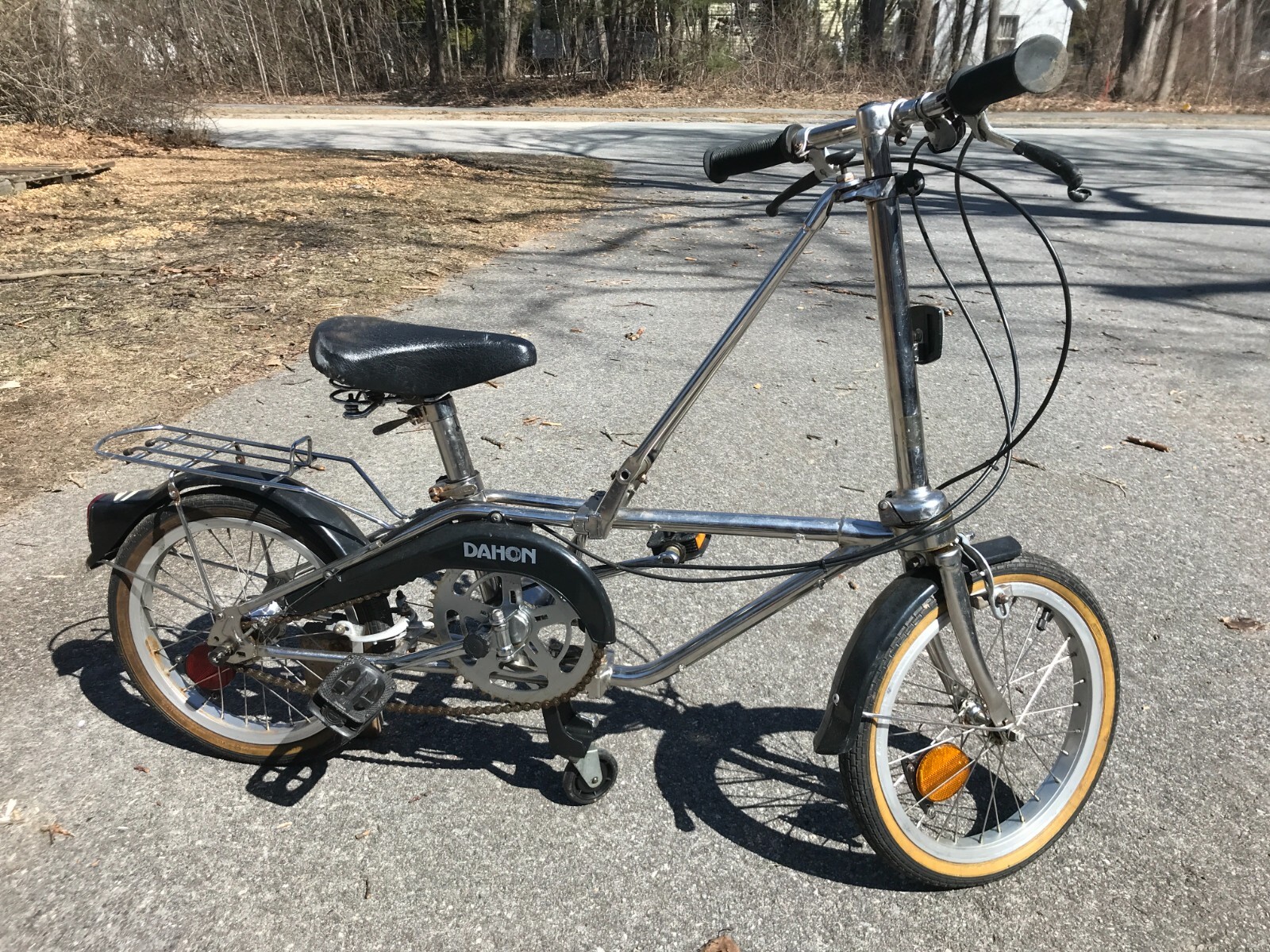 Vintage Dahon Stainless Steel Sturmey 3 Speed Folding Bicycle - Hon ...