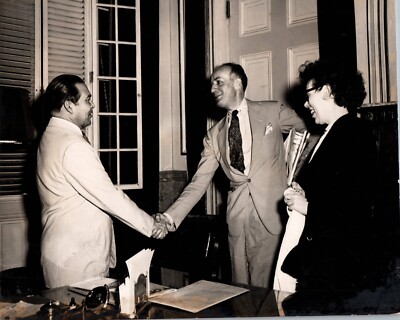 CUBAN PRES FULGENCIO BATISTA & JOURNALIST HERBERT MATHEW CUBA 1952 ...