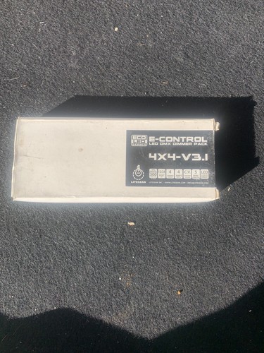 Litegear Studio Dimmer Pack LEd DMX Dimmer Pack E-Control 4X4-V3.1! New ...