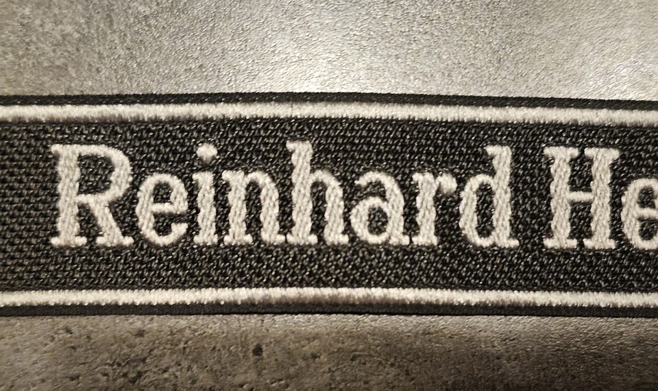 German WW2 cufftitle Reinhard Heydrich | eBay