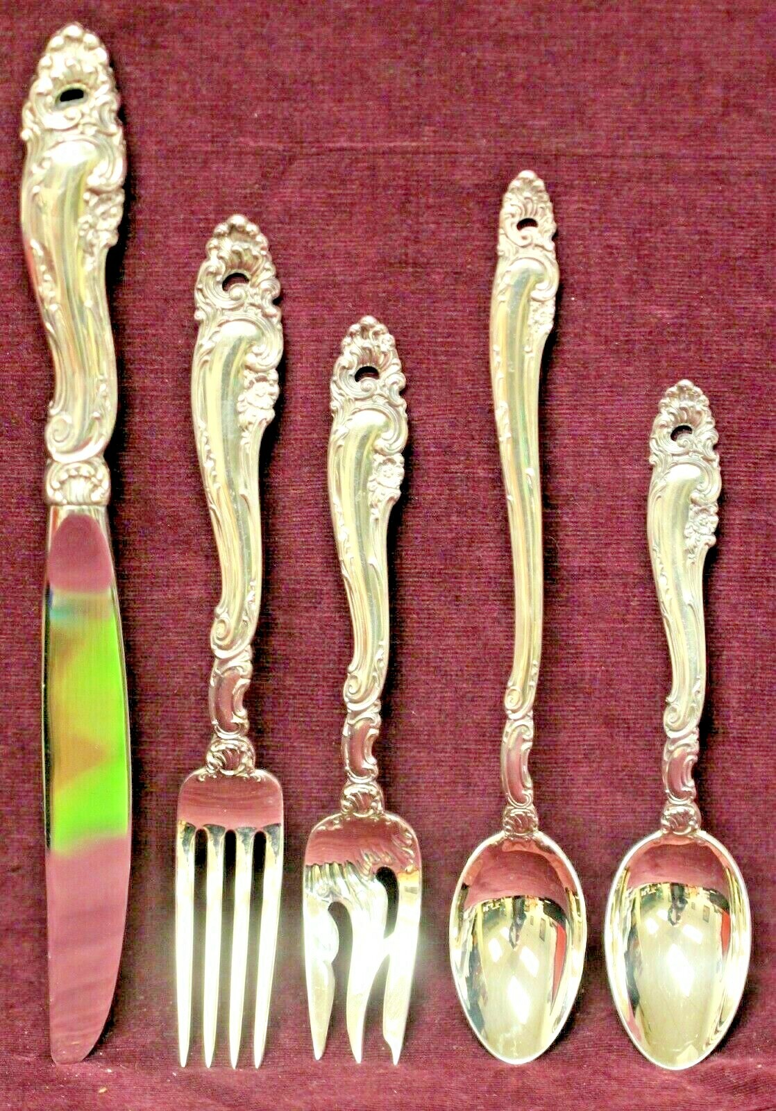 DECOR 1953 BY GORHAM STERLING SILVER 60PC VINTAGE SILVERWARE SET | eBay