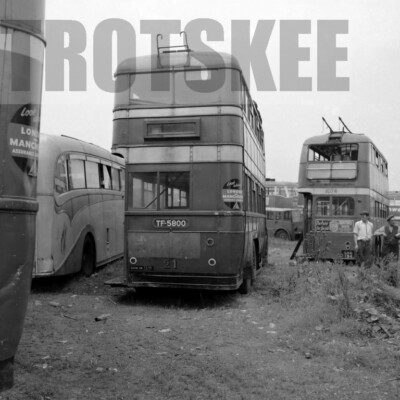 Larger Negative South Lancashire Transport Double Decker Trolleybus ...