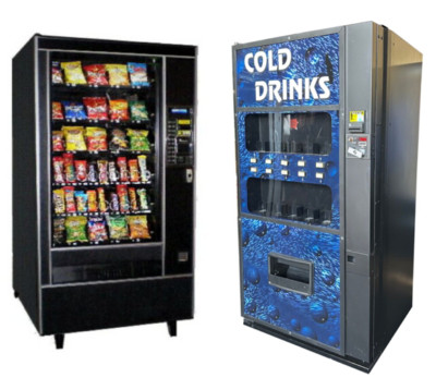 Beverage & Snack Vending - Cold Drink Machine
