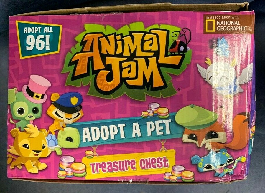 Adopt A Pet Treasure Chests Mystery Case Animal Jam - 24 Ct. SEALED ...