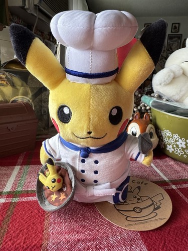 Pokémon Cafe Chef Pikachu Plush NWT US Seller Pokemon Center Japan | eBay