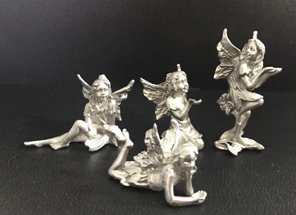 Pewter Fairy Statues