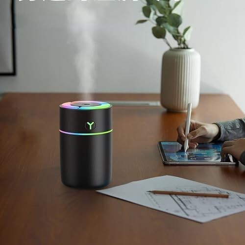 Xiaomi Colorful Humidifier Portable USB Rechargeable Wireless Home Car ...