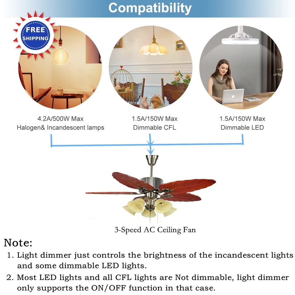 35T1 Ceiling Fan Remote Control Replacement compatible with Harbor ...