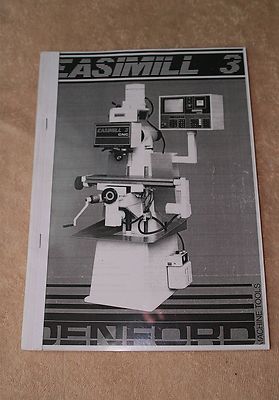 Denford Easimill 3 CNC Manual (Worldwide Posting) | eBay UK