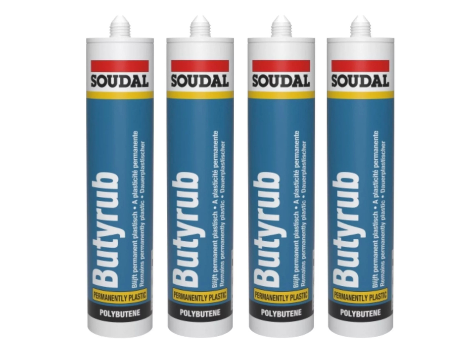 Soudal Butyrub Non Setting Mastic Polybutylene Plastic Sealant ...