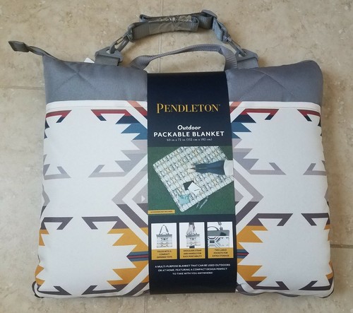 Pendleton WHITE SANDS Outdoor Packable Blanket Aztec Print 60in x 72in NEW | eBay