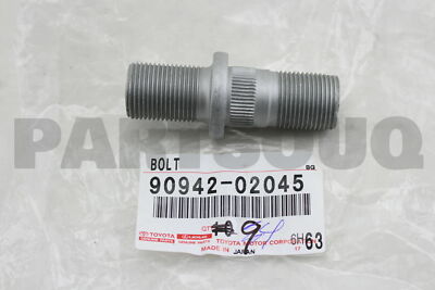 9094202045 Genuine Toyota BOLT, HUB (FOR FRONT AXLE RH) 90942-02045 | eBay