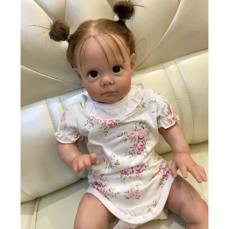 22 Inch Maggie Girl Reborn Bebe Doll Realistic Reborn Baby Bebes Lovely ...