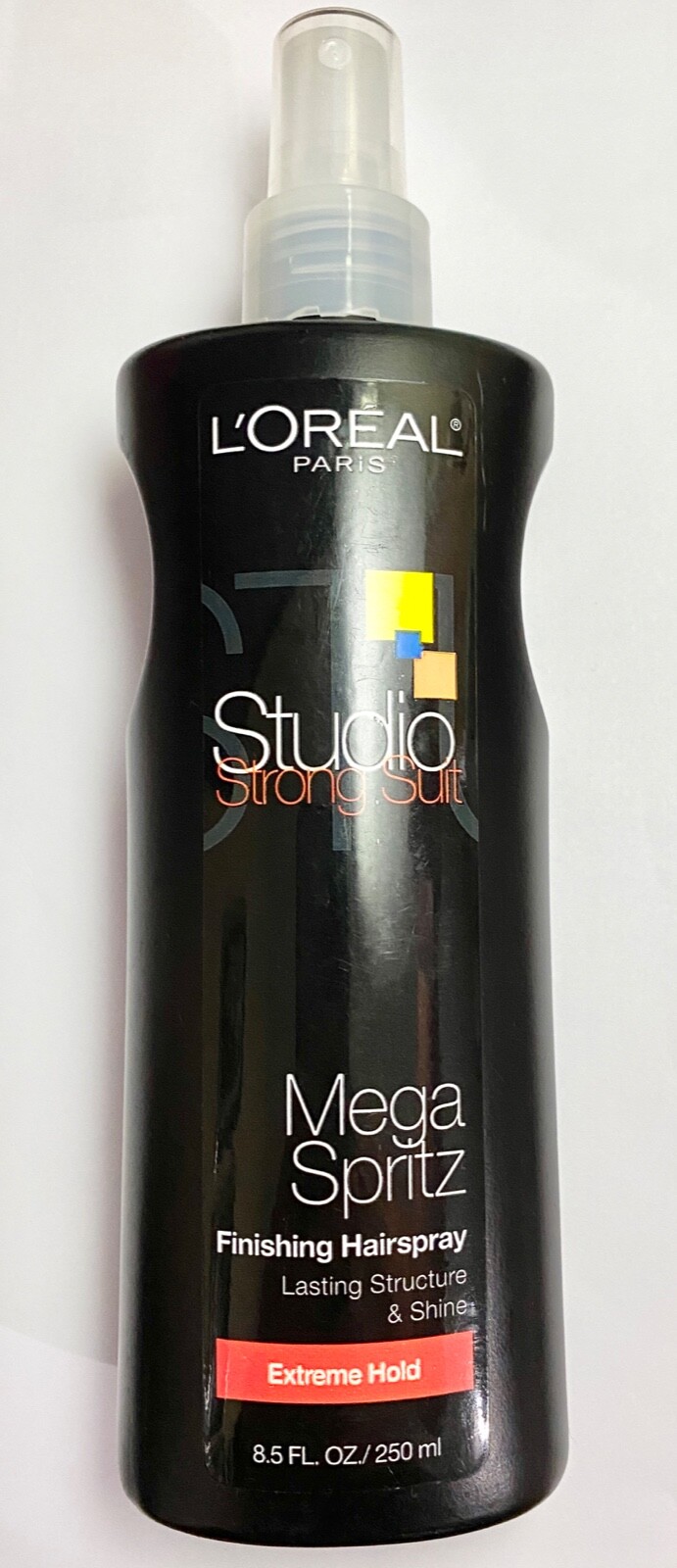 Loreal Paris Studio Strong Suit MEGA SPRITZ Finishing Hairspray Extreme Hold 8.5 | eBay
