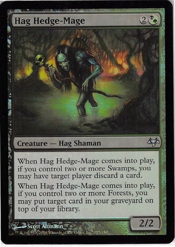 Hag Hedge-Mage *FOIL Uncommon* Magic MtG x1 Eventide SP | eBay