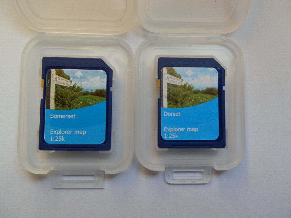 Satmap Map Cards "Various" 1:25k Explorer Map (Check the List for ...