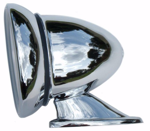 Pair (2) Redline Chrome Bullet Sport Vintage Style Classic Racing ...