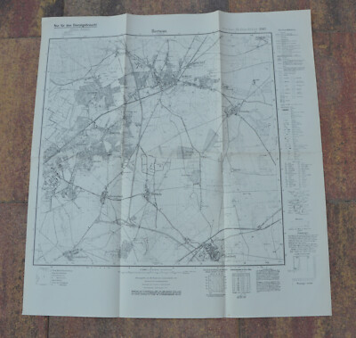 1900-Now - Ww2 Military Map 1 2 000