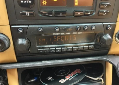 1x Compatible Porsche Becker CDR-220 Radio Knob Replacement Stereo ...