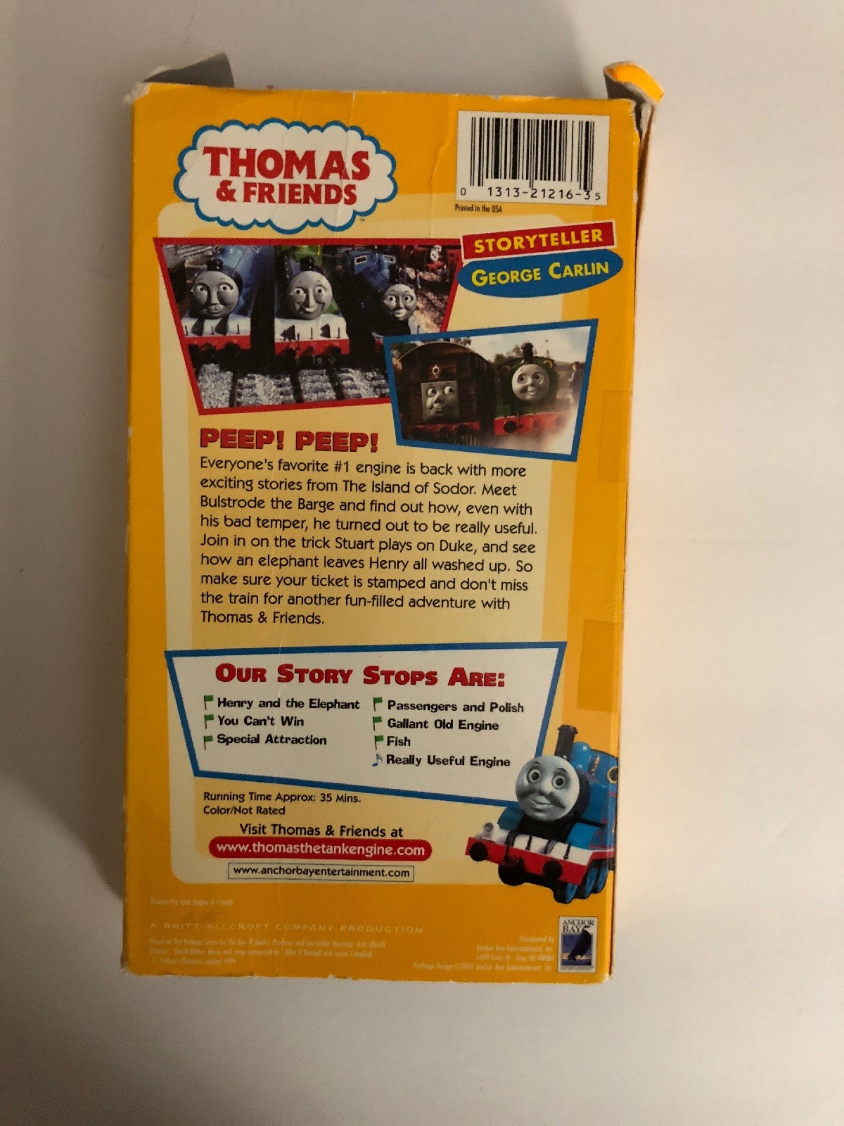Thomas & Friends Gallant Old Engine VHS 1994-TESTED-RARE VINTAGE-SHIPS ...