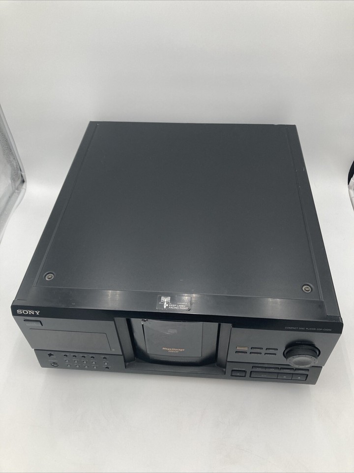 SONY CDP-CX240 Mega Storage 200 CD Disc Player Tested Working Rare | eBay