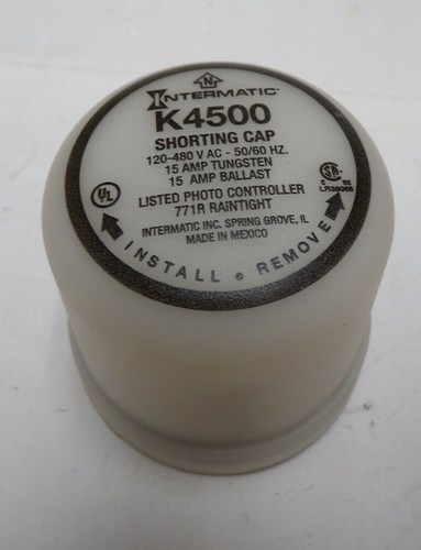 INTERMATIC, PHOTO CONTROL, SHORTING CAP,120-480VAC-50/60HZ, 15 AMP | eBay
