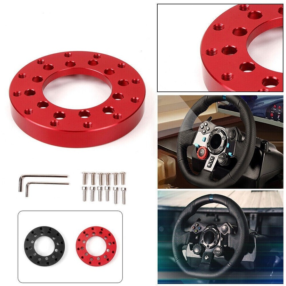 Aluminum 14" Steering Wheel/ Wheel Adapter Plate For Logitech G25 G27 ...