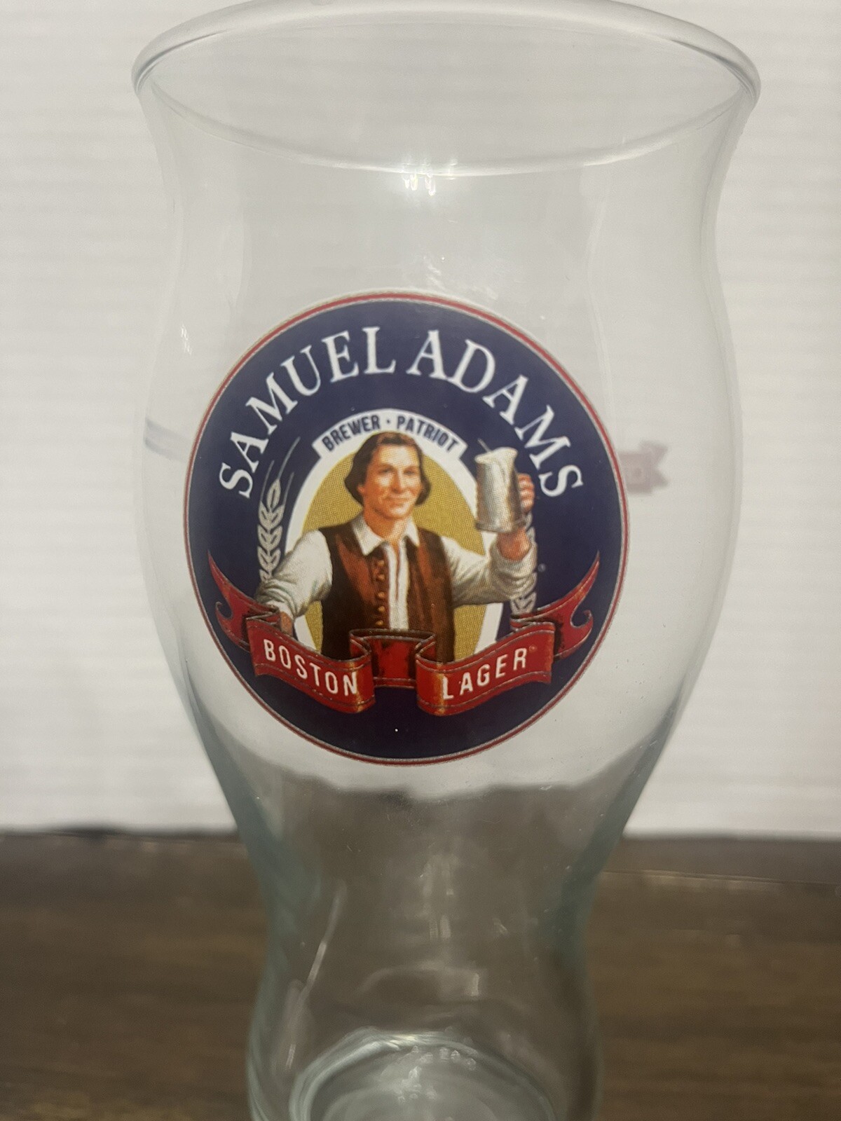 Lot Aqq2 Samuel Adams 7.5" Pint Beer Glass Boston 1 30 Years Of ...