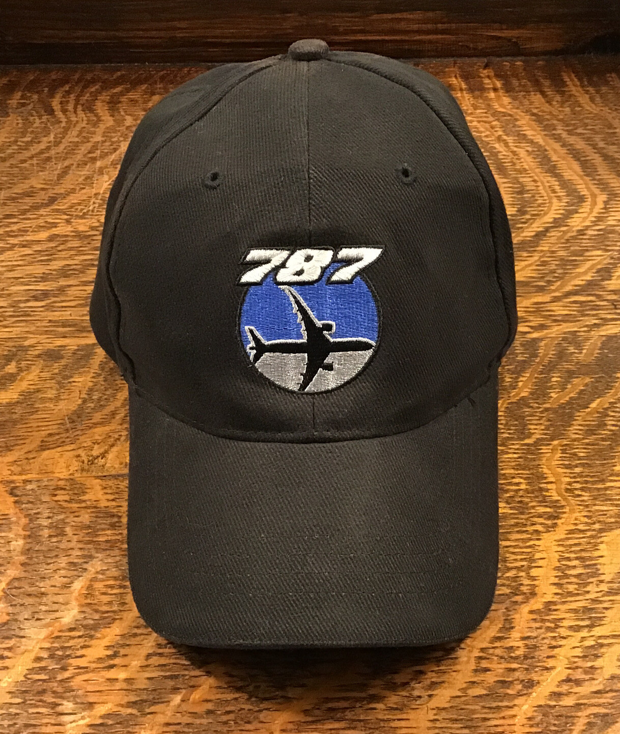 Boeing 787 Dreamliner Cap Adult Adjustable Hat Sewn L… - Gem