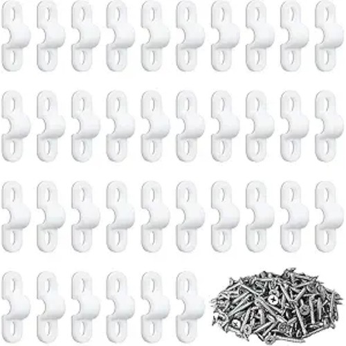 50 PCS Wire Shelf Loop Clips, Closet Shelf Clips, Wire Shelving Clips ...