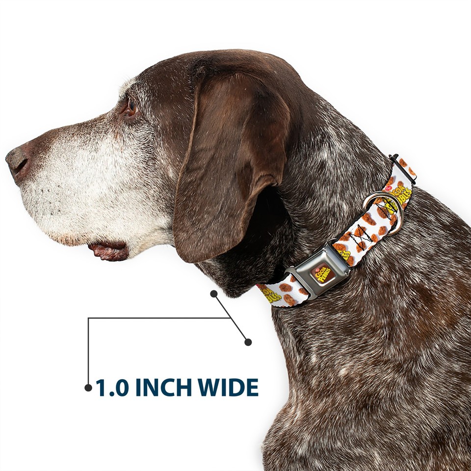 Dog Collar PBLA-POST COCOA PEBBLES Logo Full Color Brown/Yellows POST ...