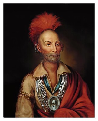 CHIEF BLACK HAWK NATIVE AMERICAN SAUK LEADER PAINTING 8X10 PHOTO | eBay
