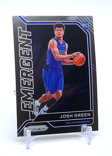 Josh Green ROOKIE CARD "Emergent" 2020-21 Panini Prizm #22 Dallas ...